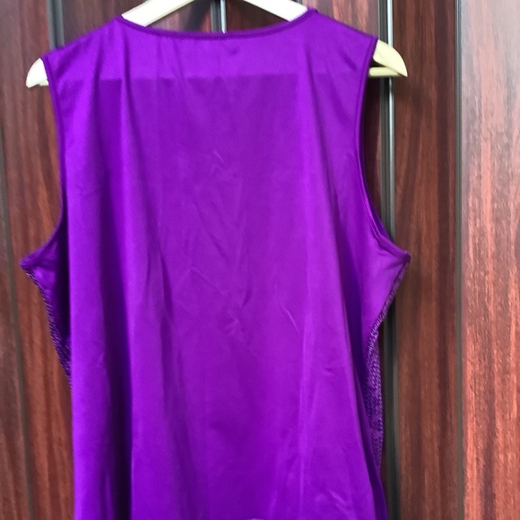 Notations | Tops | Purple Sequined Tank Top | Poshmark